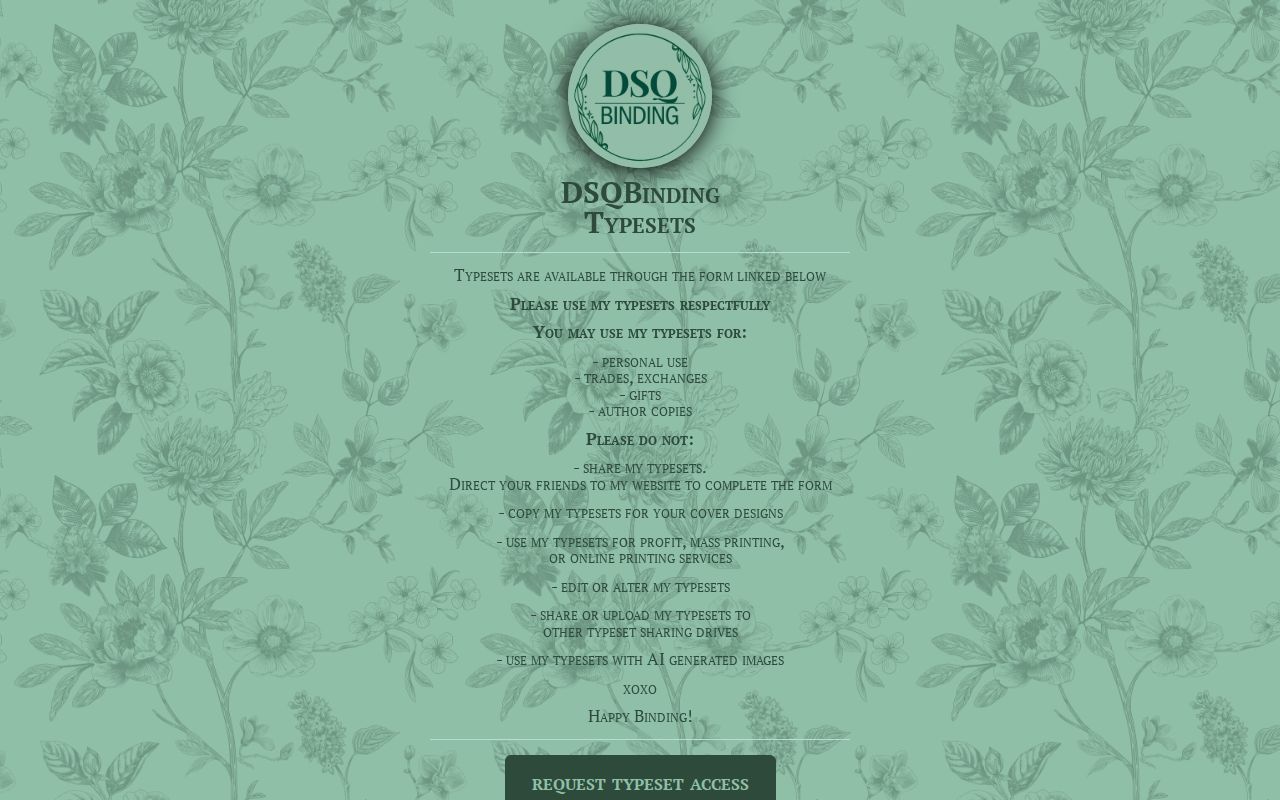 DramioneSlytherinQueenBinding Typesets